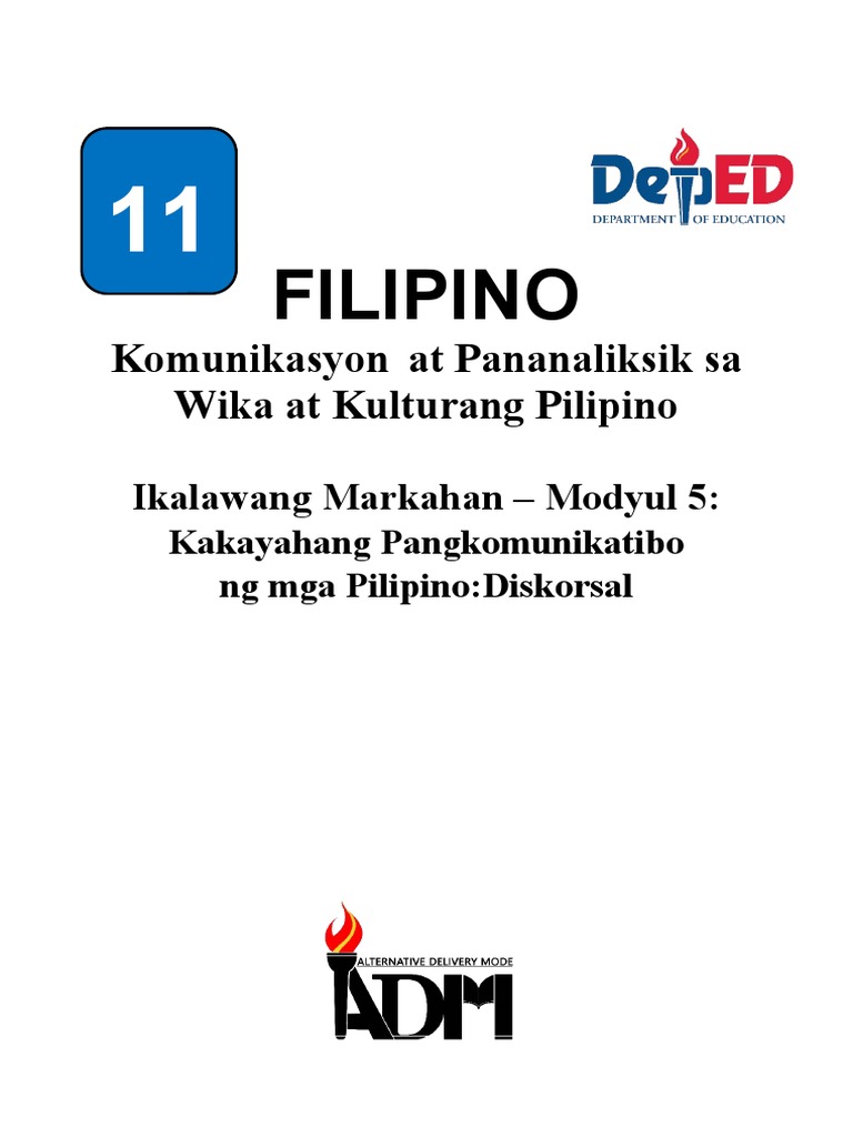 Fil11 Komunikasyon Q2 Mod Wk5 | PDF