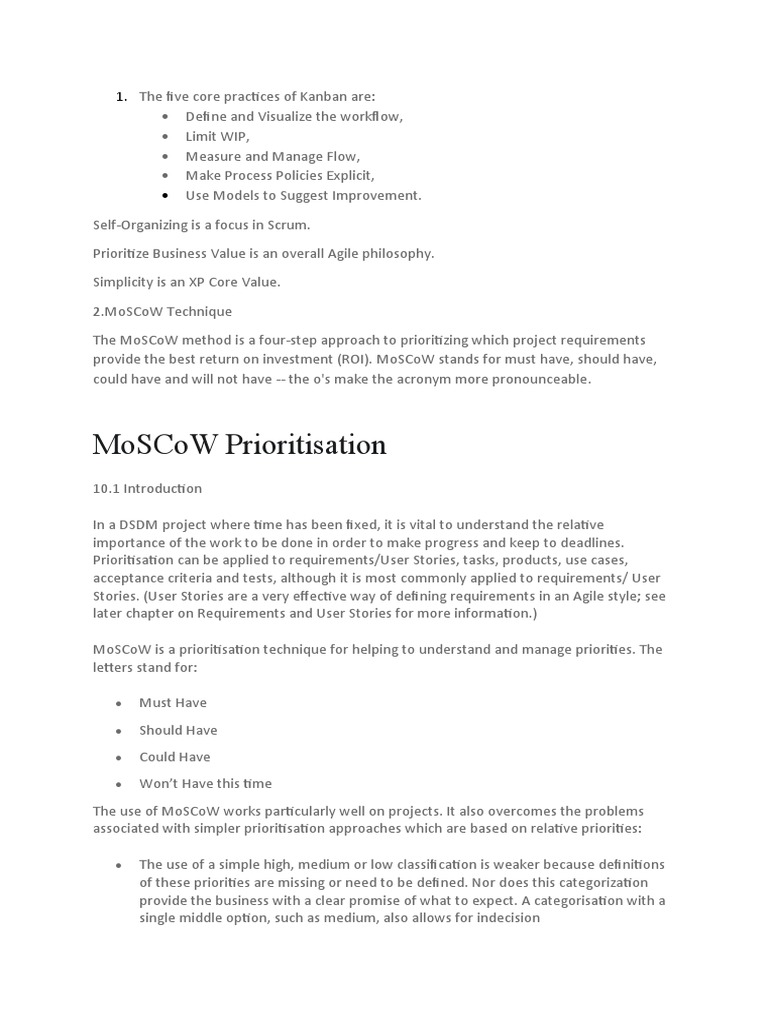 PMI - ACP Notes | PDF | Agile Software Development | Scrum (Software ...