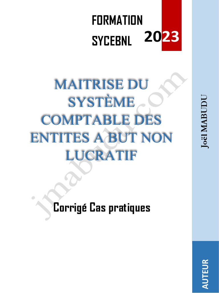 Corrige Cas Pratiques Sycebnl | PDF
