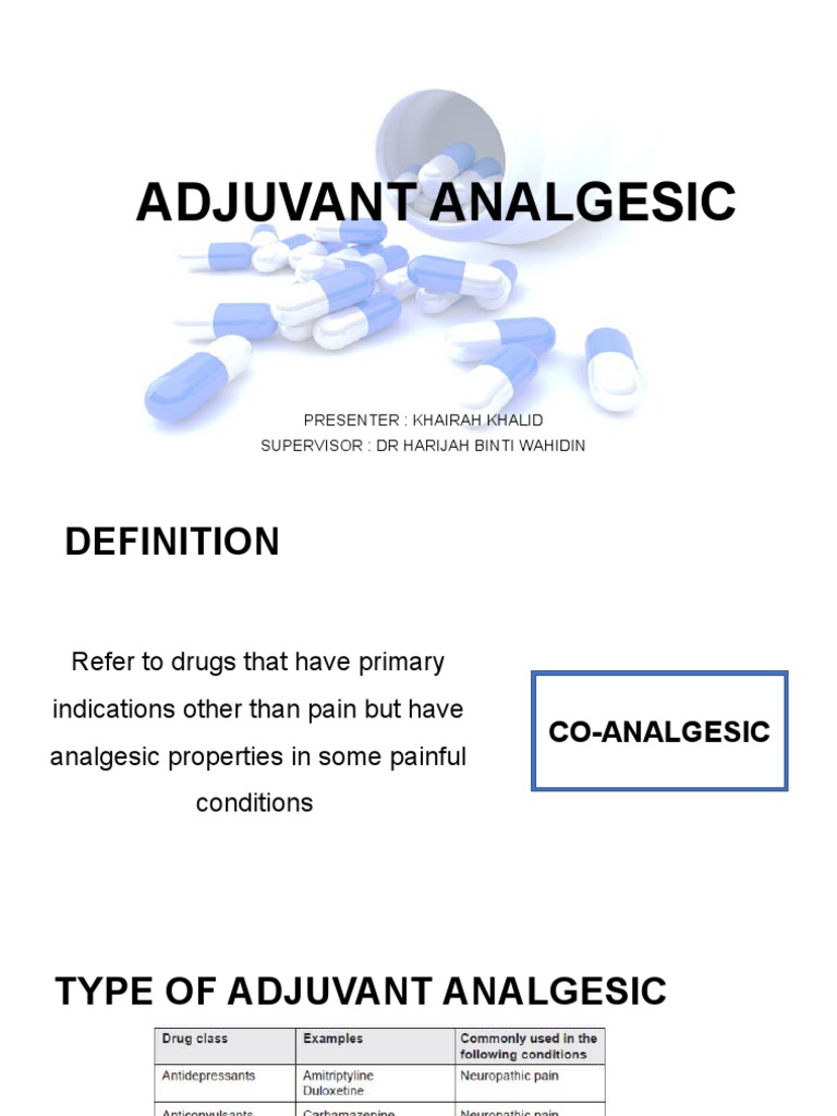 Adjuvant Analgesic | PDF | Analgesic | Antidepressant