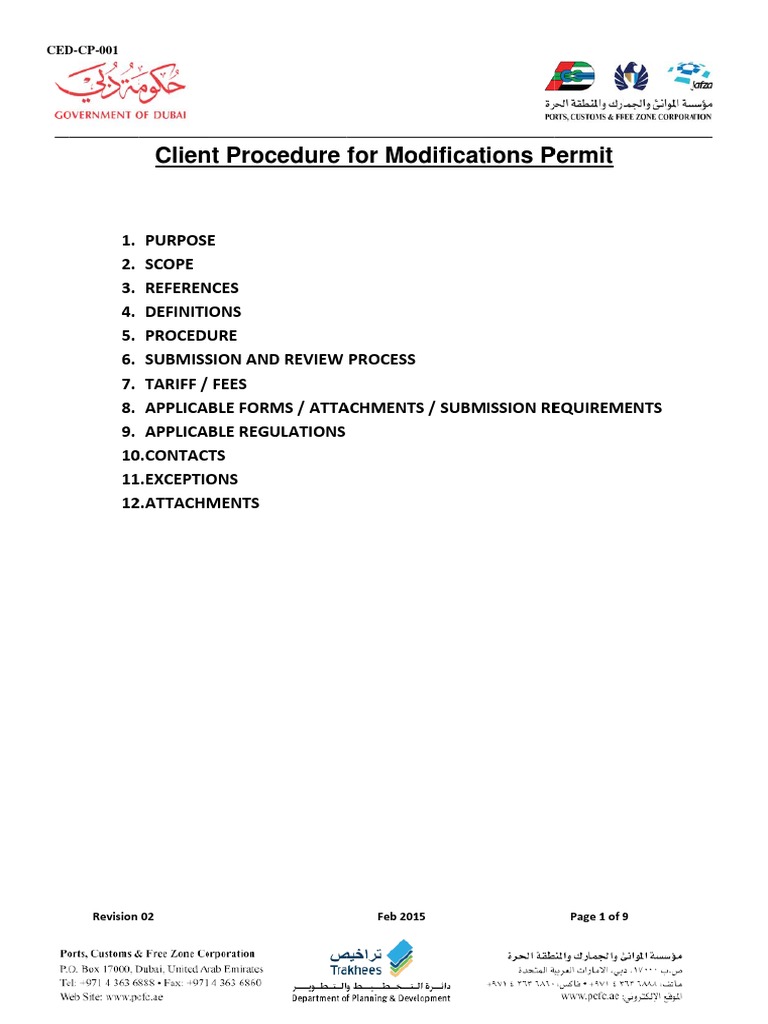 Request For Modification Permit-New - Guideline | PDF | Building ...