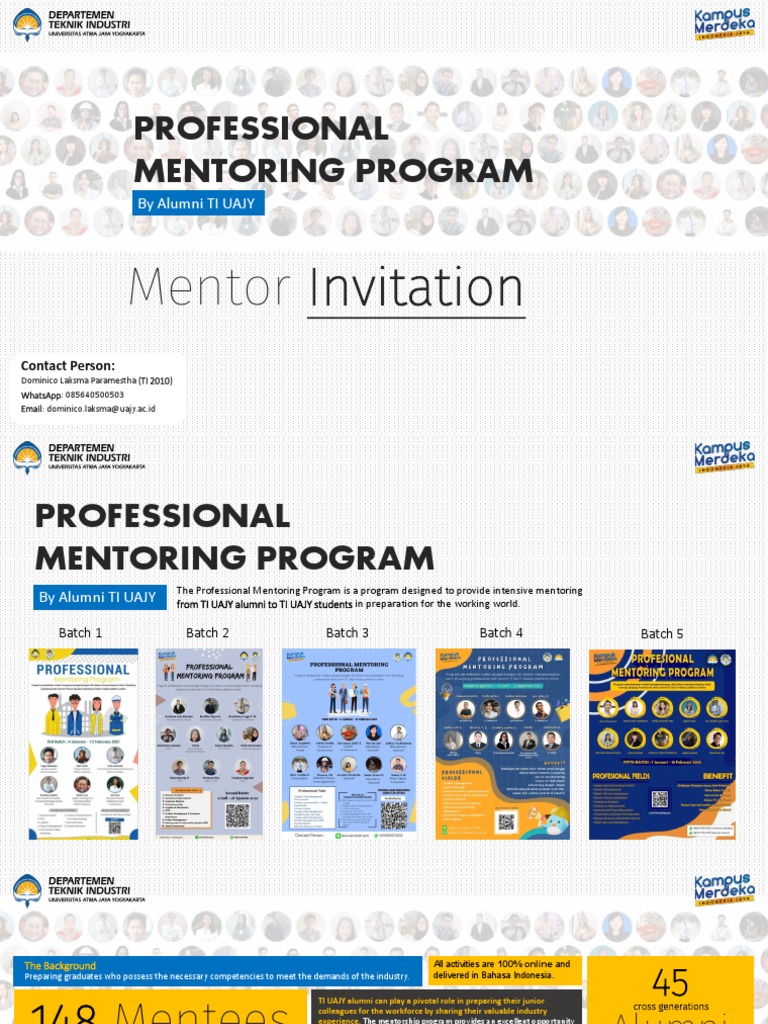 PMP Mentor Invitation | PDF
