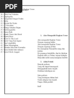Lirik Lagu Rohani "Sungai Sukacita" | PDF