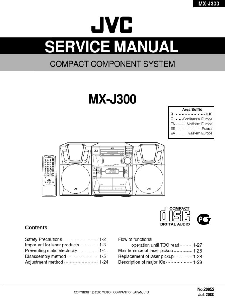 3 Service-jvc_mx-j300_sm_1 | PDF