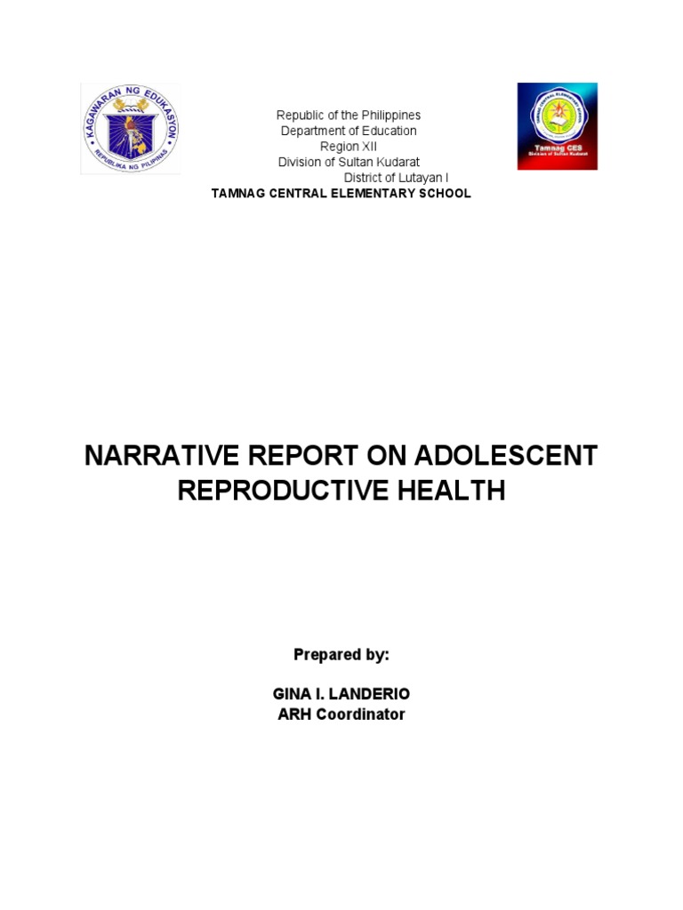 Adolescent Reproductive Health Accomplishment Report-By Gina I.landerio | PDF
