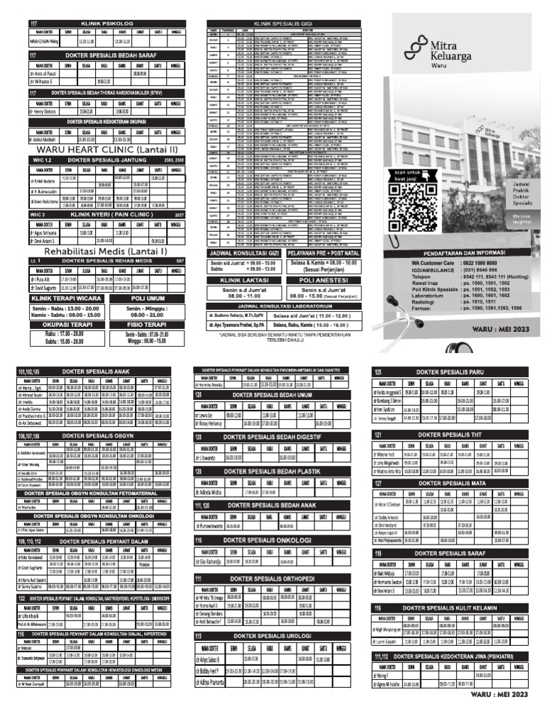 Jadwal Waru Umum - Mei | PDF