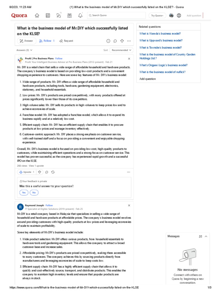 Data Analytics The Tool Behind MR DIY's Success Business Model3 | PDF | Business | Finance ...