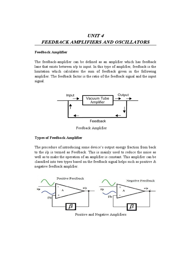 UNIT 4 - Analog Electronics | PDF | Science & Mathematics | Technology & Engineering