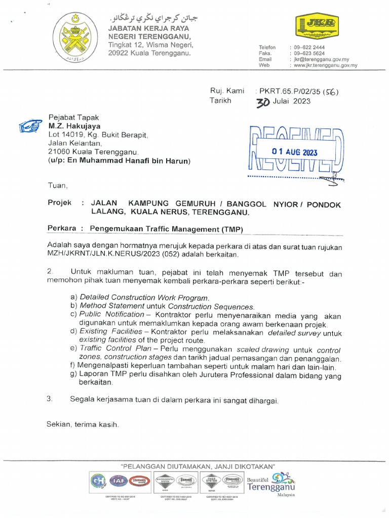 Traffic Management (TMP) | PDF