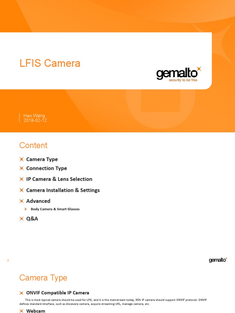 LFIS Camera | PDF | Camera Lens | Camera