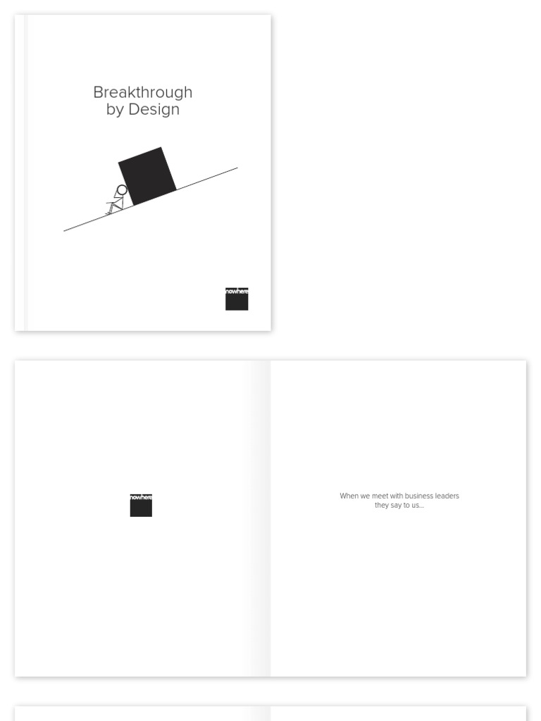 Breakthrough by Design Booklet | PDF
