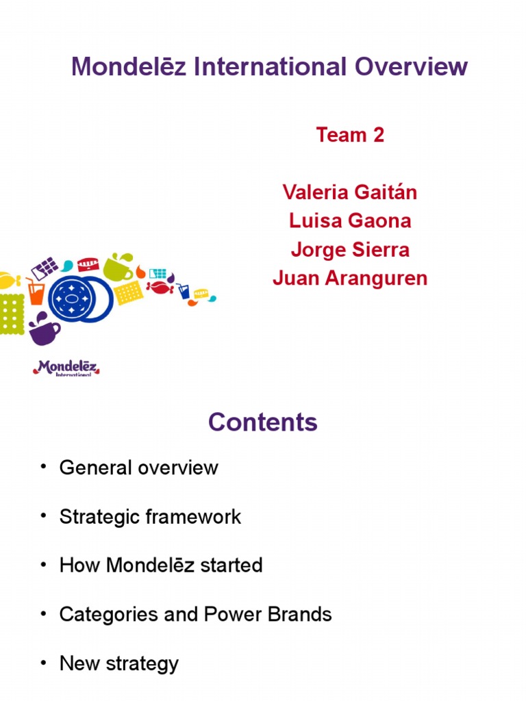 Final Presentation Mondelez | PDF