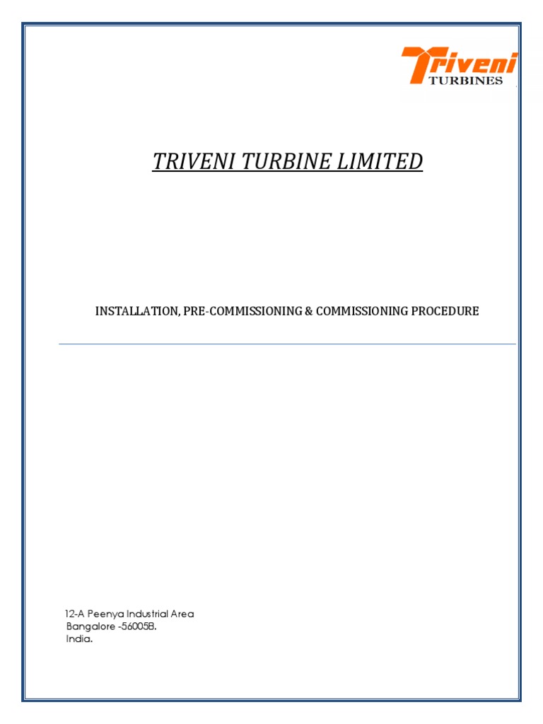 Installation & Commissioning Guide | PDF | Crane (Machine) | Pump