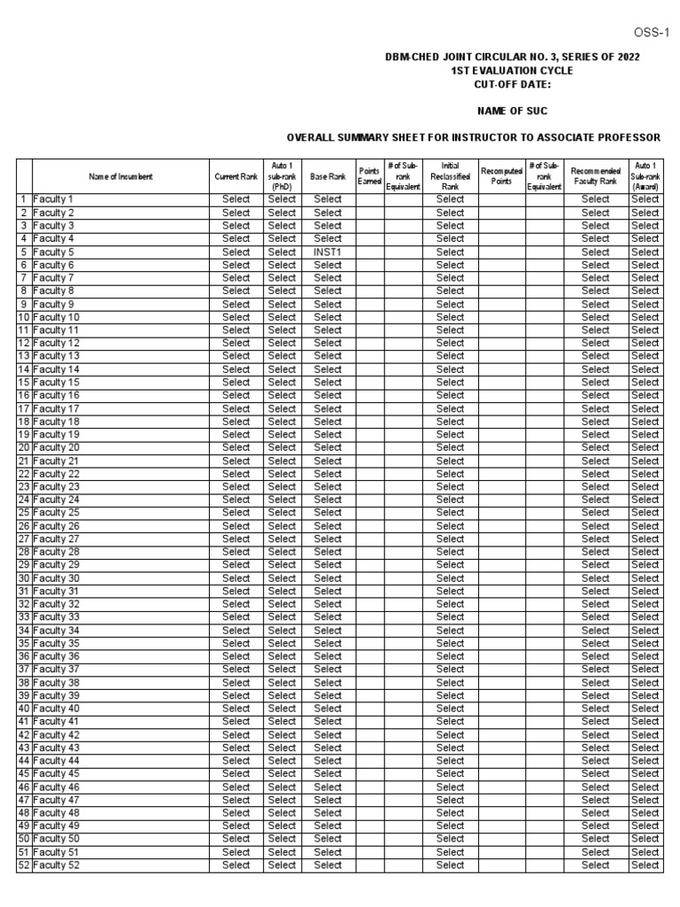 OSS-Templates 07132023 | PDF