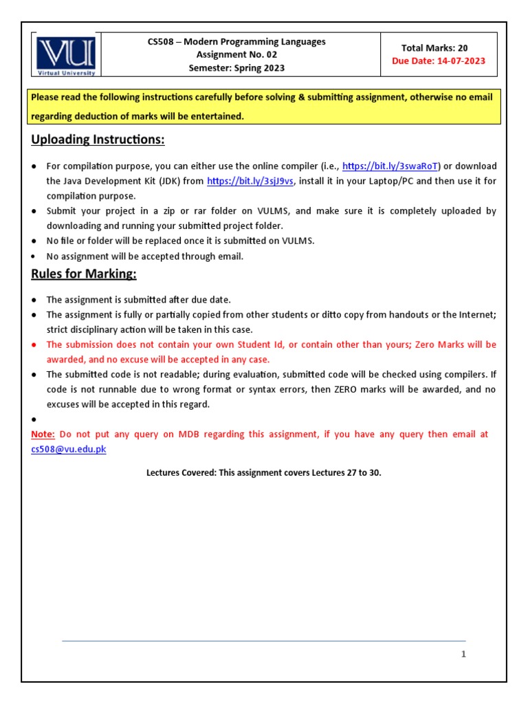 Spring 2023 - CS508 - 2 | PDF Spring 2023 - CS508 - 2 | PDF