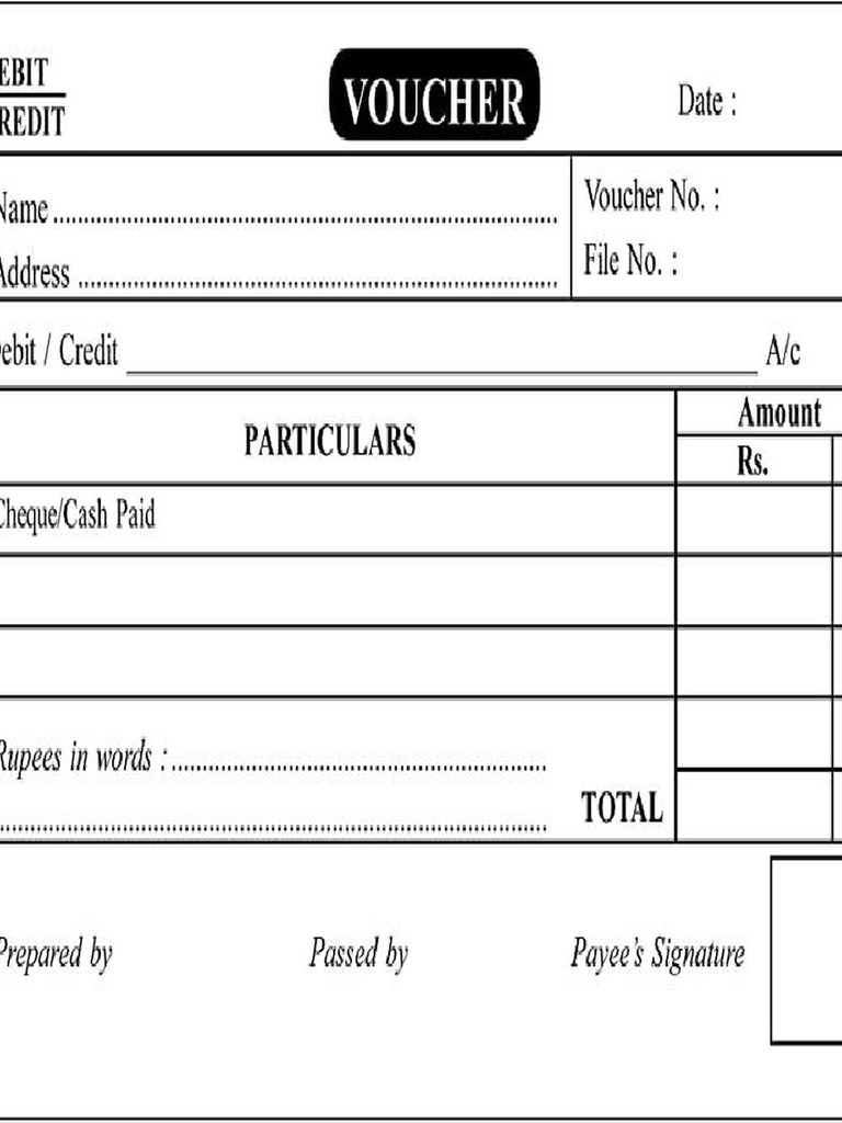 Voucher format | PDF