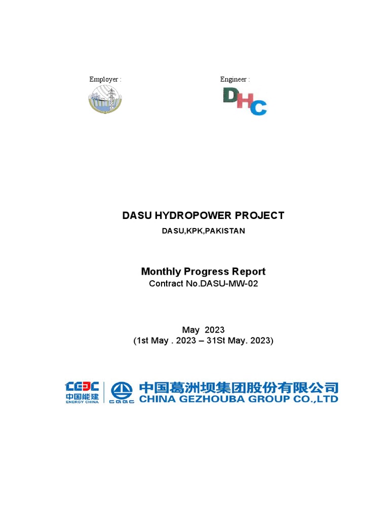 MW 02 Monthly Report May | PDF | Tunnel | Loader (Equipment)