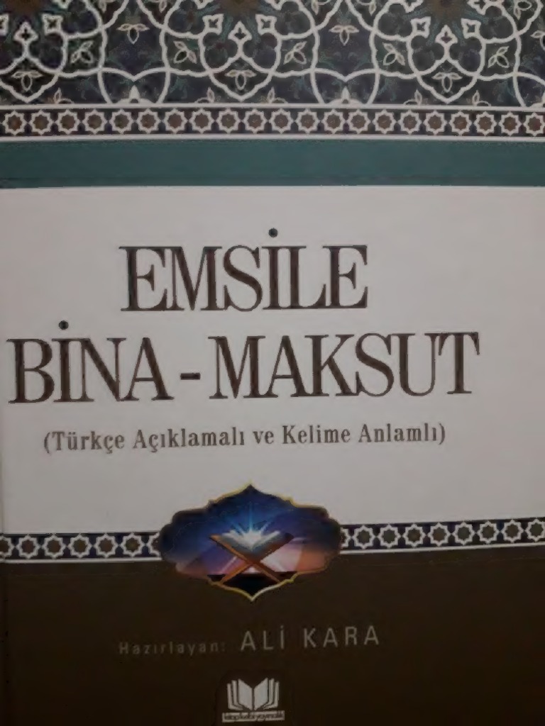 Emsile Türkçe Açıklamalı - Text | PDF