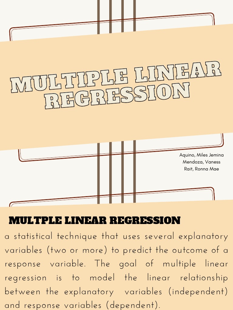 MULTIPLE_LINEAR_REGRESSION | PDF