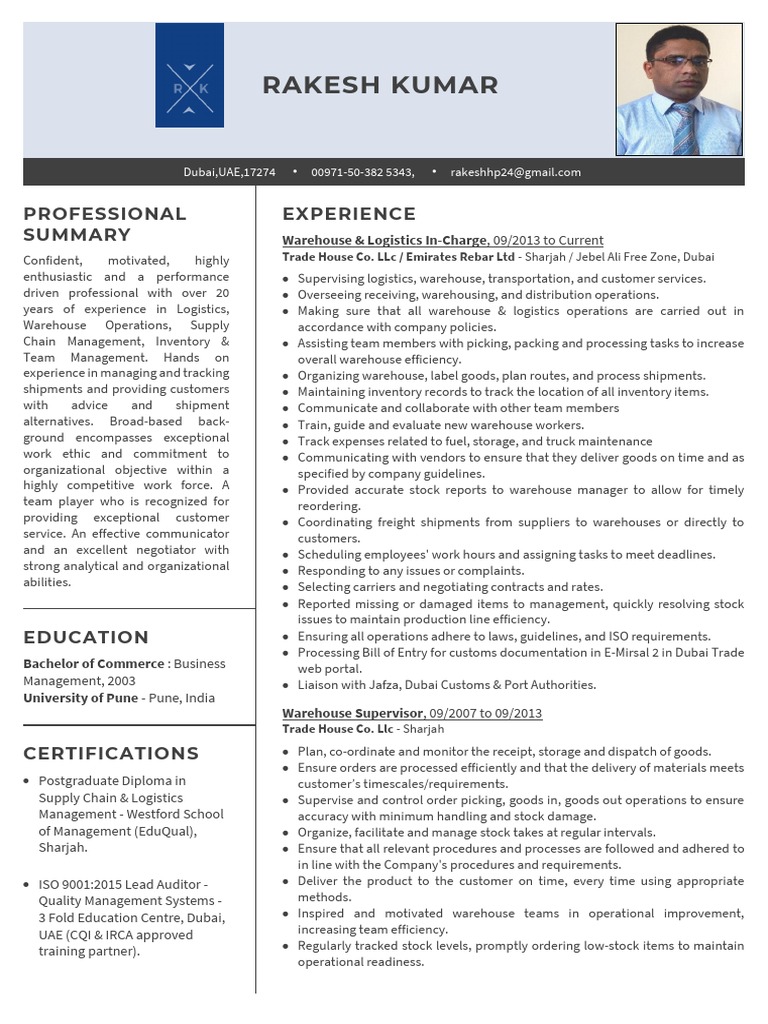 Rakesh CV (RK) New | PDF