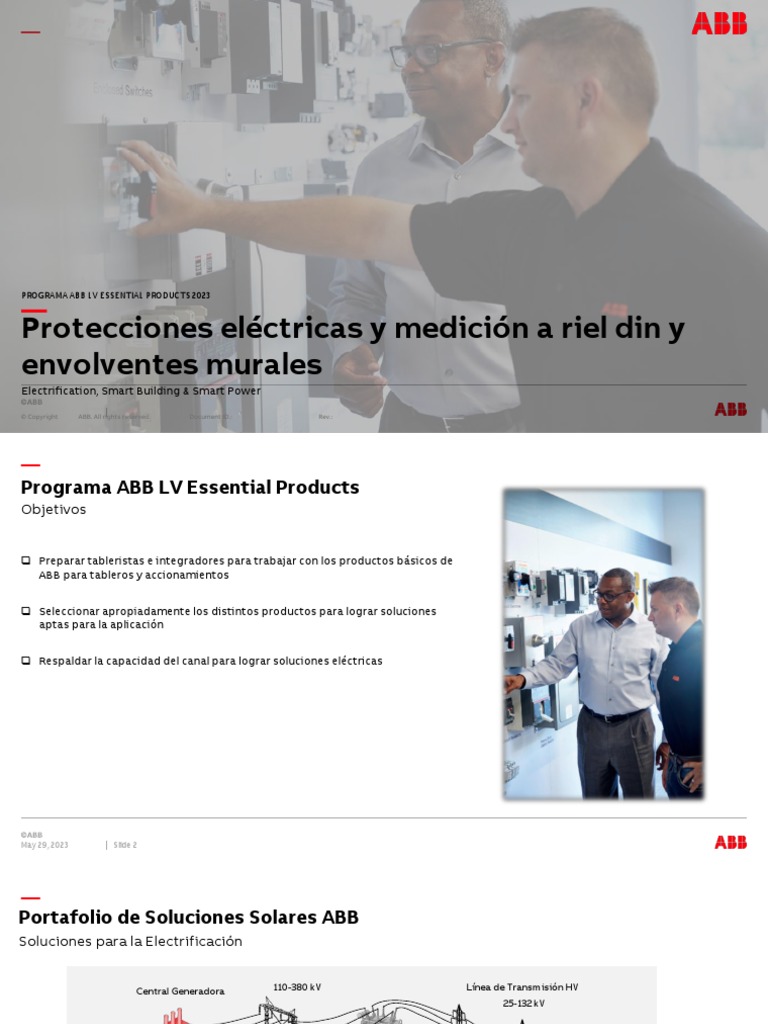 Presentacion ABB LV Essential Products (Smart Buildings) - Rev2023 | PDF