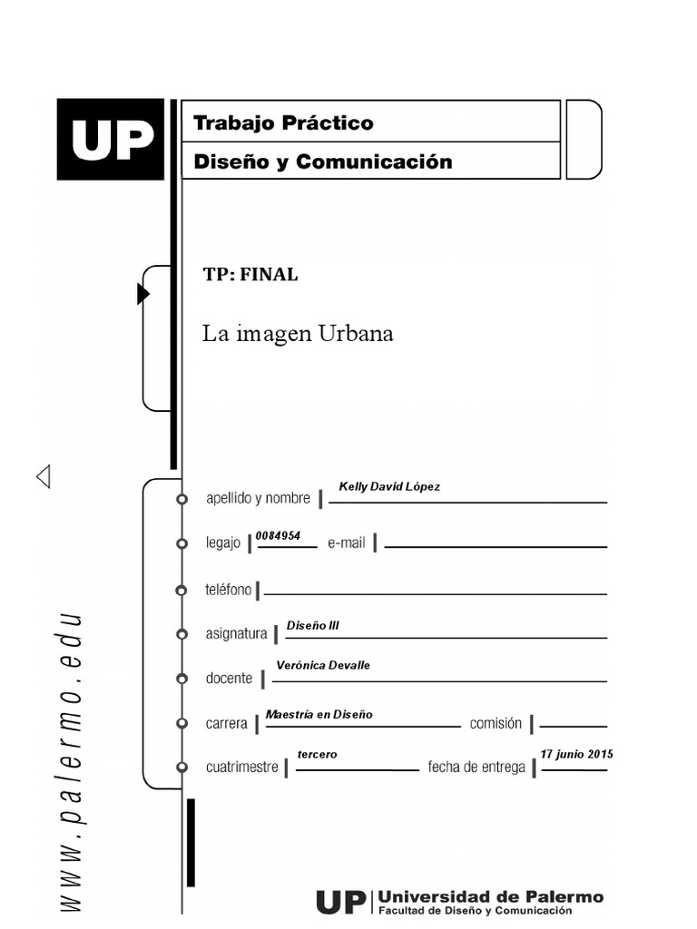 La Imagen Urbana: TP: Final | PDF