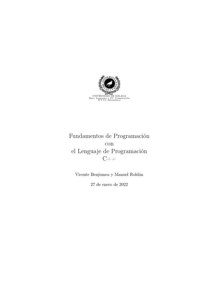 2022 Programacion - CXX Capitulo 11 | PDF 2022 Programacion - CXX Capitulo 11 | PDF