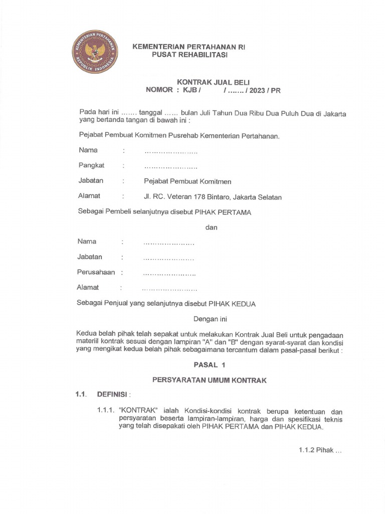 KJB Paket Kerja | PDF