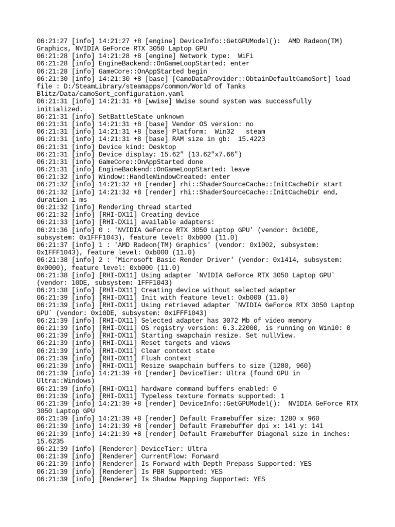 Game Performance Log: GPU & Settings | PDF | Graphics Processing Unit ...