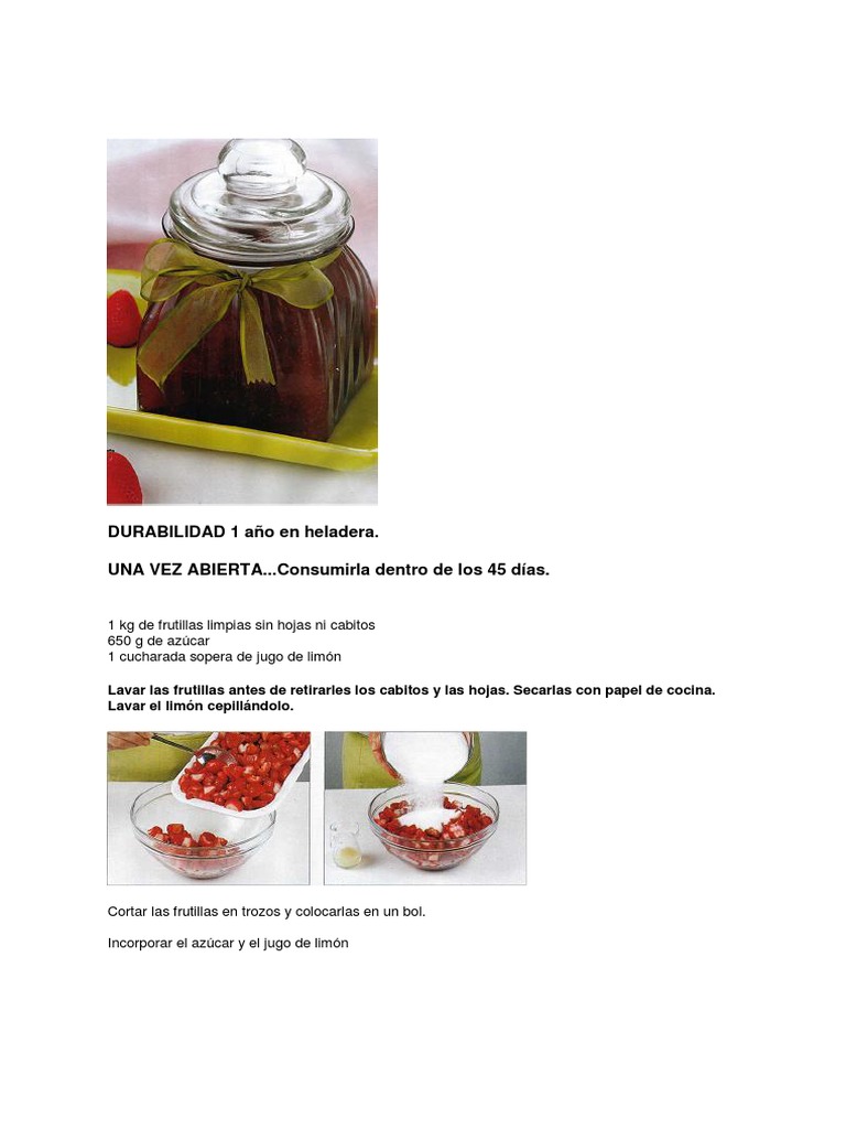 Mermeladas | PDF | Cocinando | Concentración