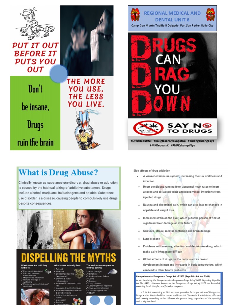 Illegal Drugs Flyers | PDF | Drugs | Substance Use Disorder