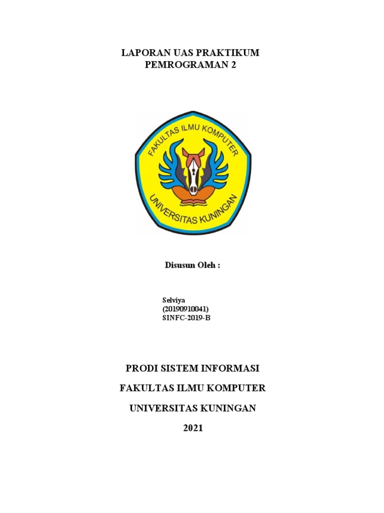 Laprak Pemrograman 2 Modul 8 Pdf Java Programming Language Object Oriented Programming 0579
