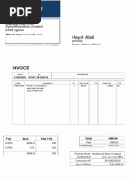 15 Plus Invoice | PDF | Invoice | Service Industries