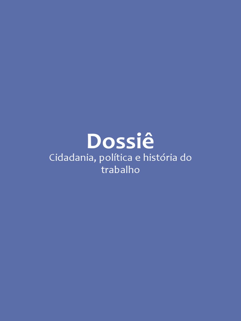 Barbara Weinstein - globalizando a história do trabalho | PDF