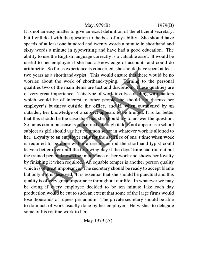 100 WPM Passage | PDF