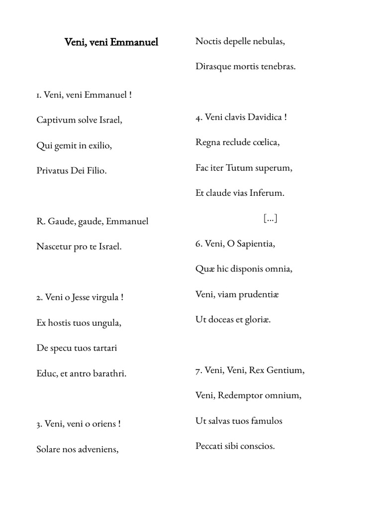 Versions Latines (Texte Et Traduction) - Déc. 1 | PDF