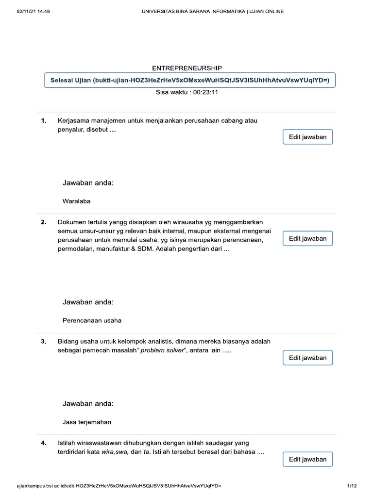 Uts Entre Preneur | PDF