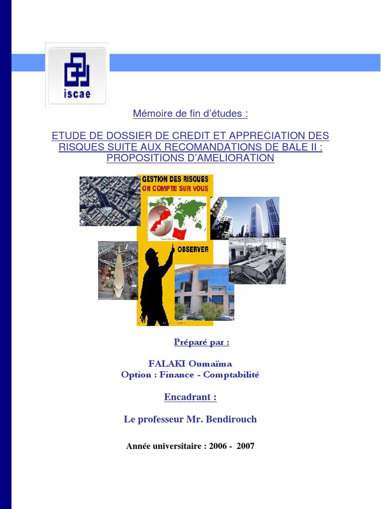 Étude sur le Crédit et Risques Bancaires | PDF | Finance et gestion ...