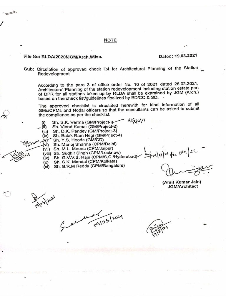 Circulation of Check and List | PDF