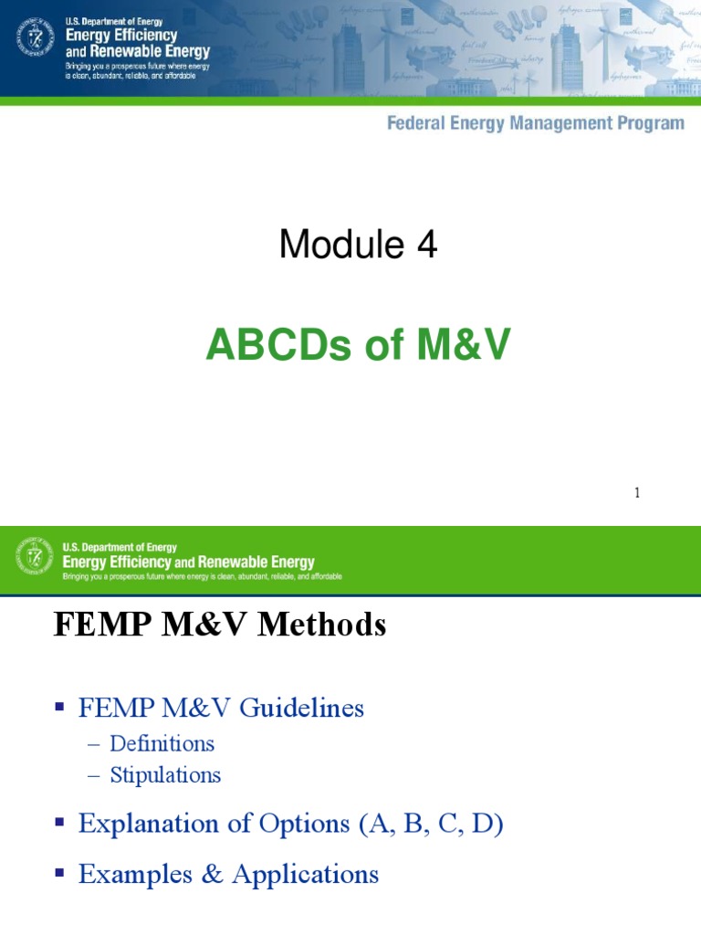 Basics of M&V | PDF | Physical Quantities