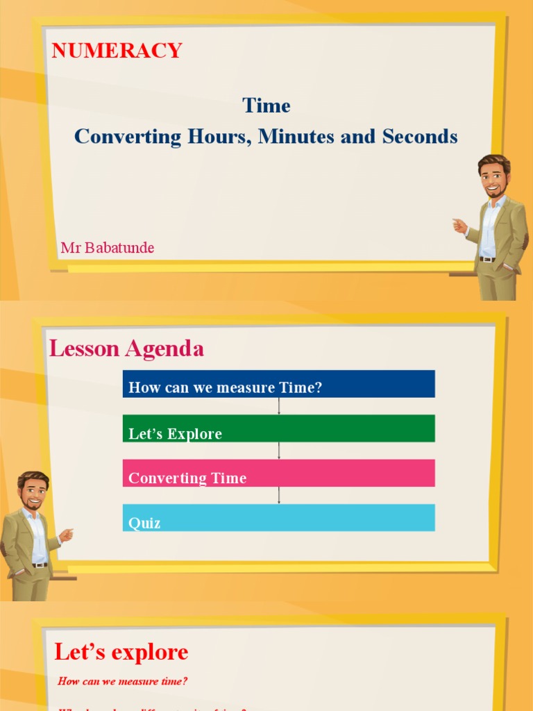 Converting Units of Time | PDF