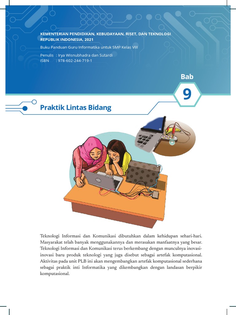Buku Guru Informatika - Informatika - Buku Panduan Guru SMP Kelas VIII Bab 9 - Fase D | PDF