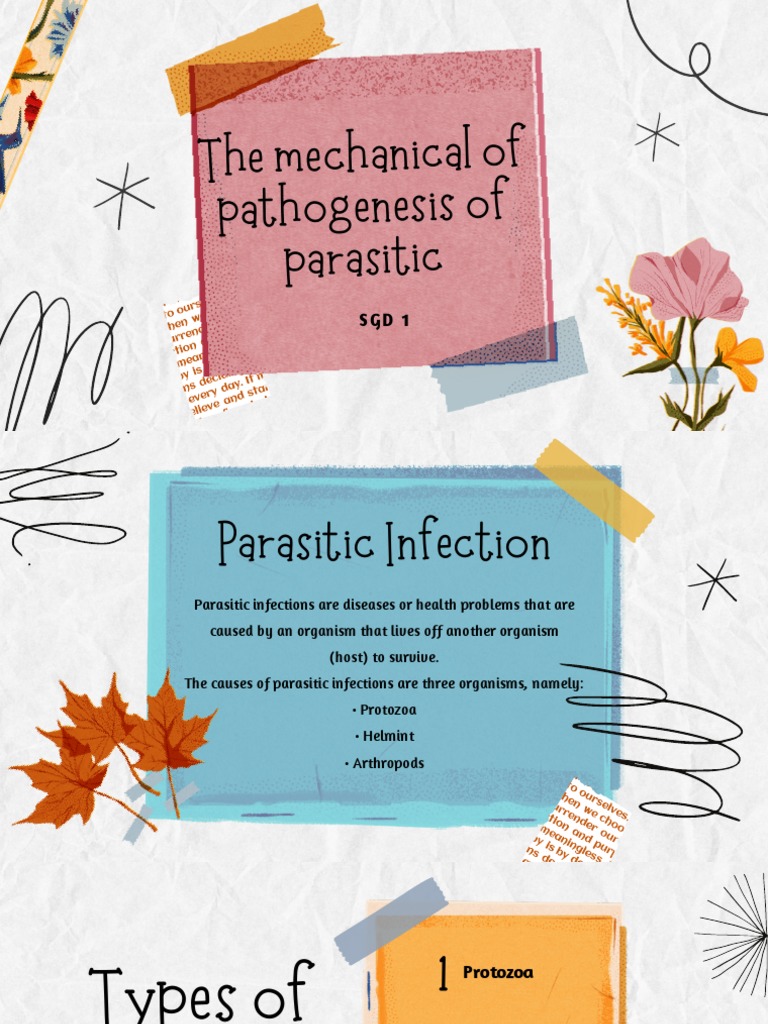 The mechanical of pathogenesis of parasites infection | PDF