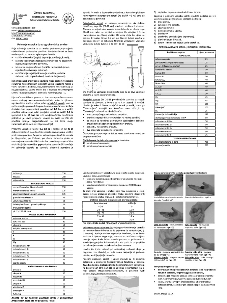 Uzimanje Uzoraka | PDF