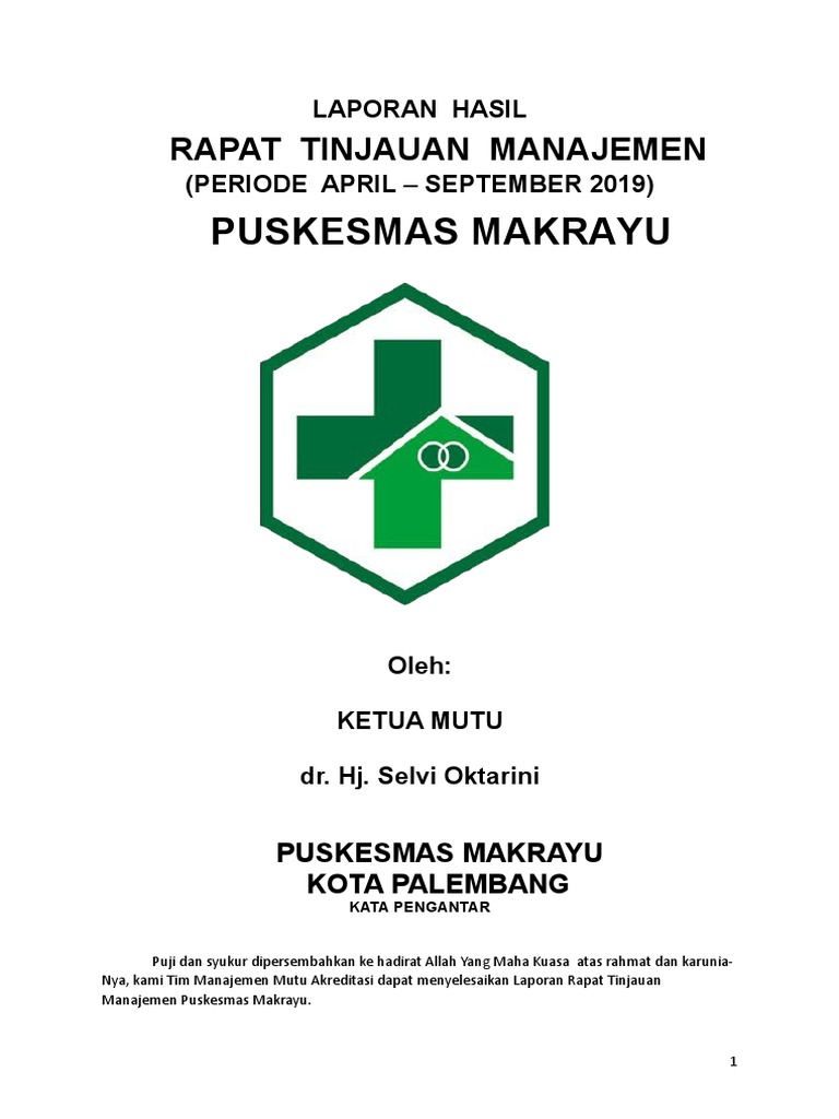 Laporan Hasil RTM Contoh. | PDF