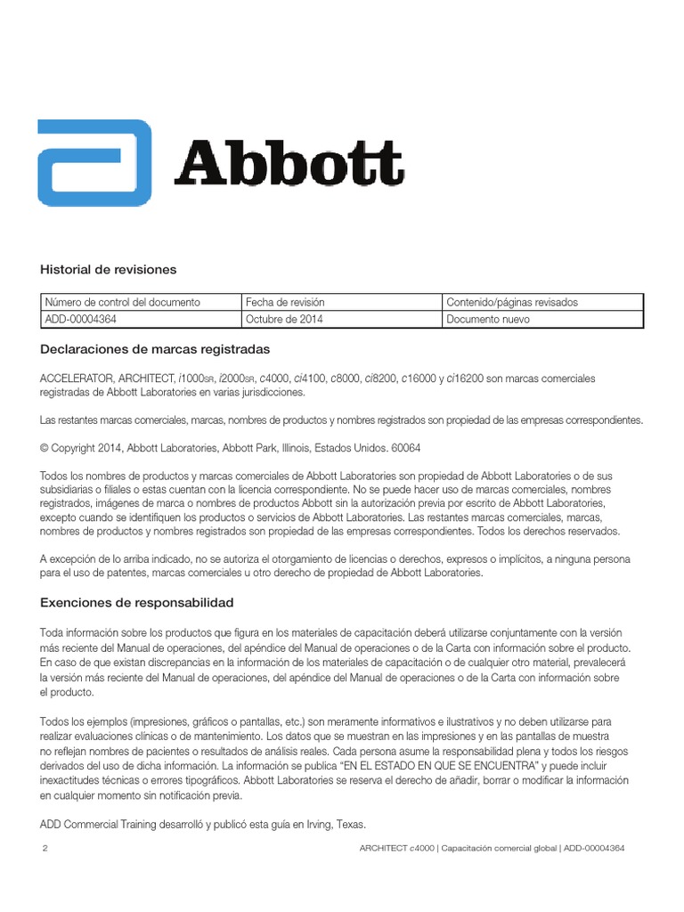 c4000 Abbot | PDF | Informática