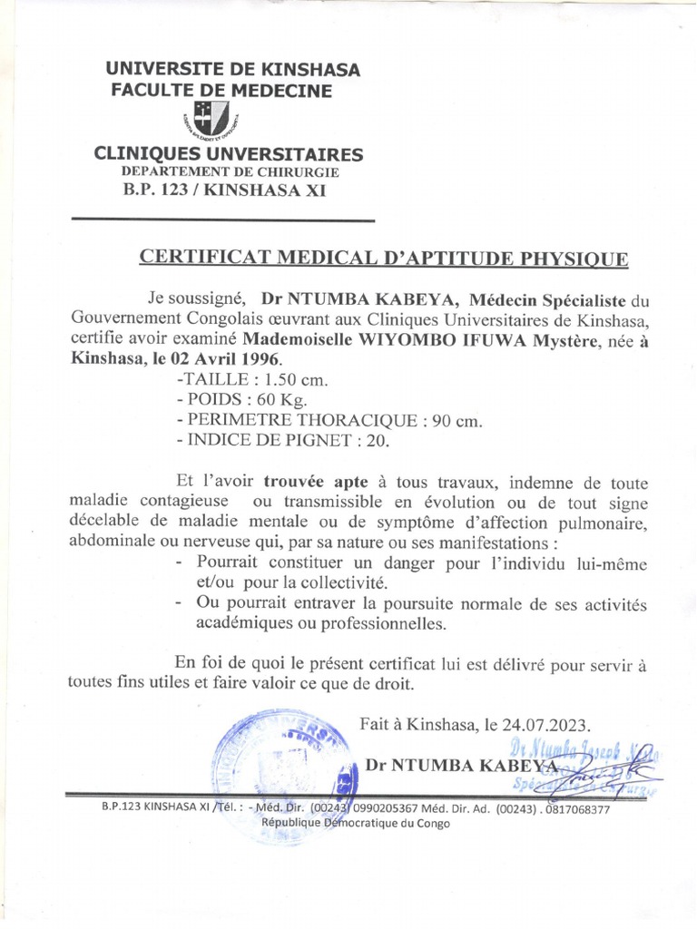 Aptitude Physique ENA | PDF