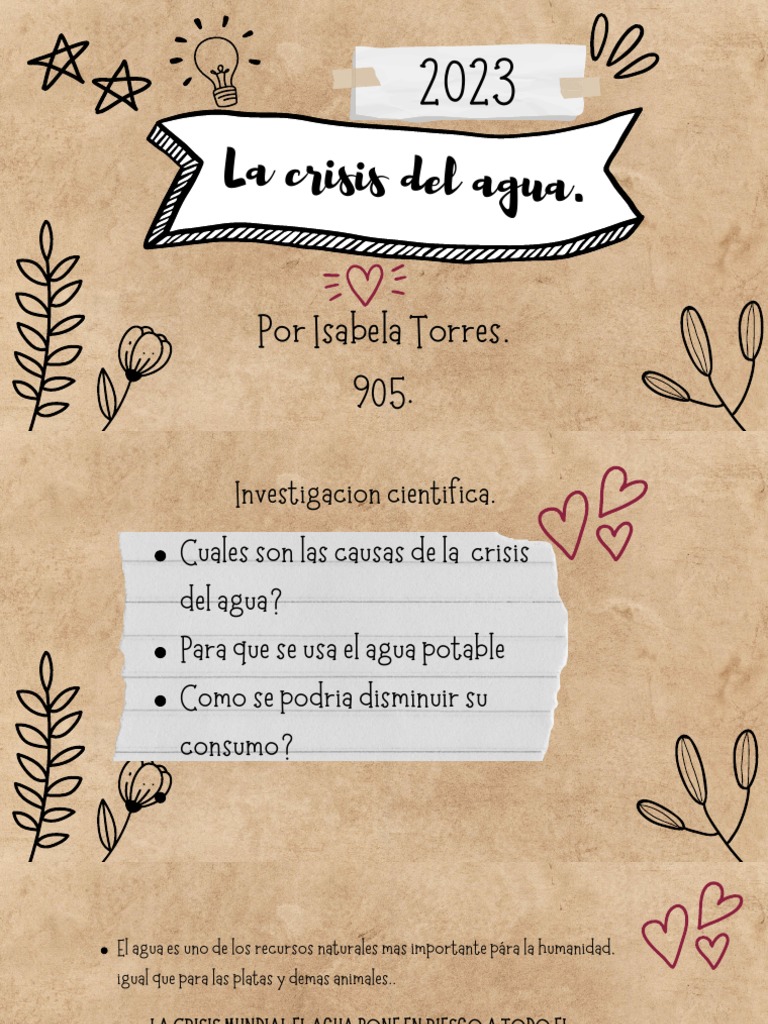 La Crisis Del Agua | PDF