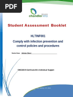 HLTINF006 Assessment Task 1 With Answer | PDF | Hygiene | Infection