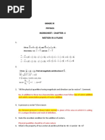 11 Physics Imp ch4 Numerical | PDF | Acceleration | Speed